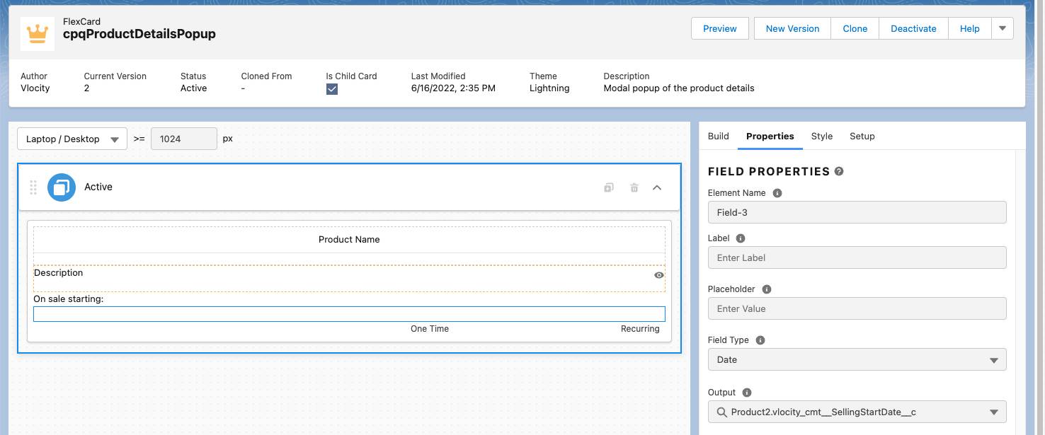 CPQ Cart Cards Design | Salesforce Trailhead
