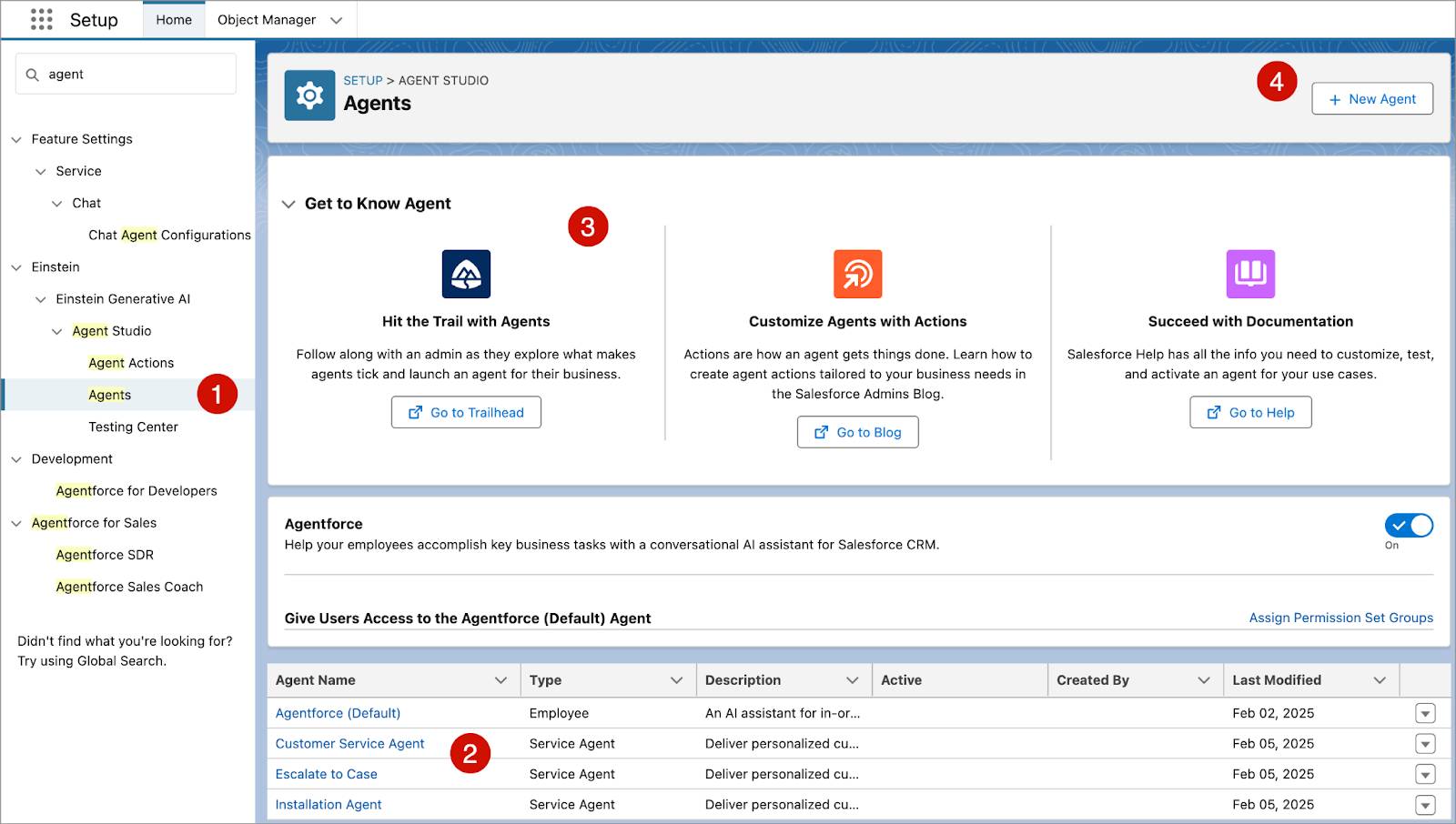 Conocer al Generador de Agentforce | Salesforce Trailhead