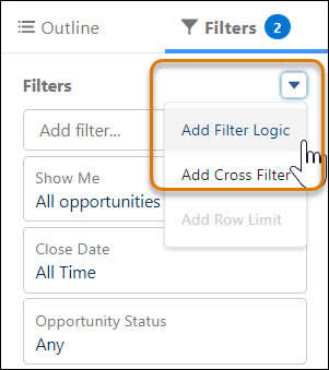 Filter Your Report | Salesforce Trailhead