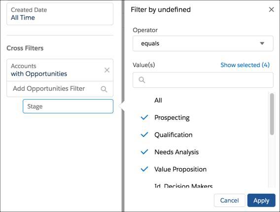 Optimize Report Filtering Techniques | Salesforce Trailhead