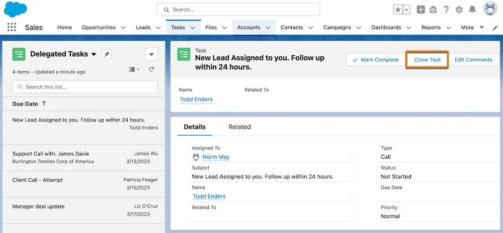 Enhance Business Processes with Custom Actions | Salesforce Trailhead