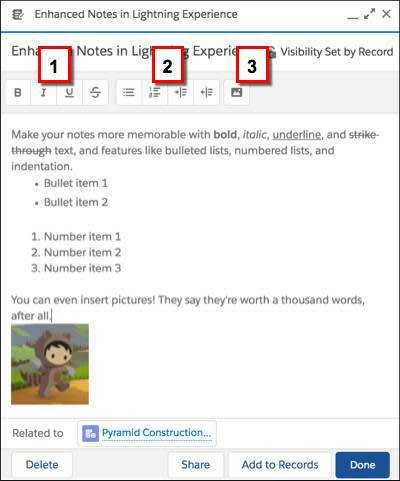 Work with Notes and Files | Salesforce Trailhead