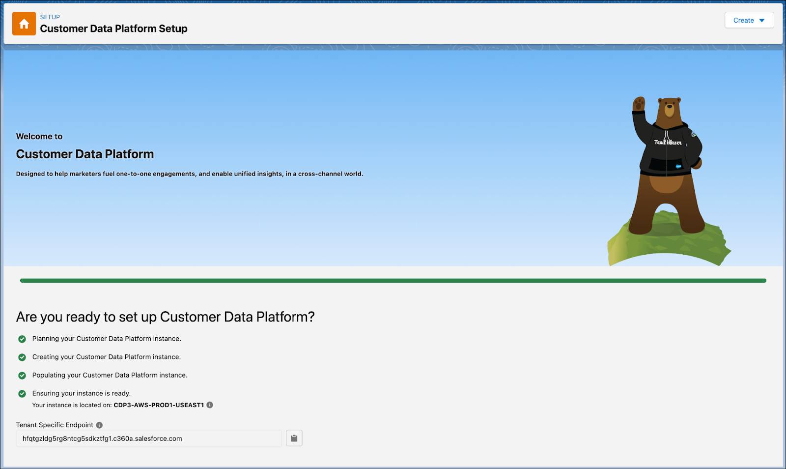Set Up the Org Unit | Salesforce Trailhead