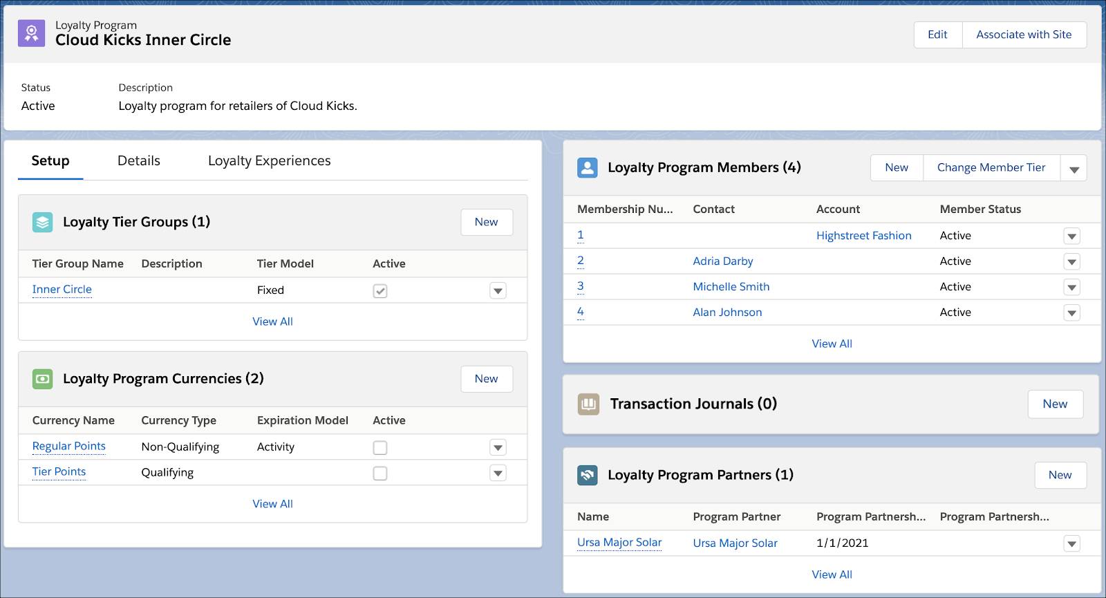 Set Up a Loyalty Program Unit | Salesforce Trailhead