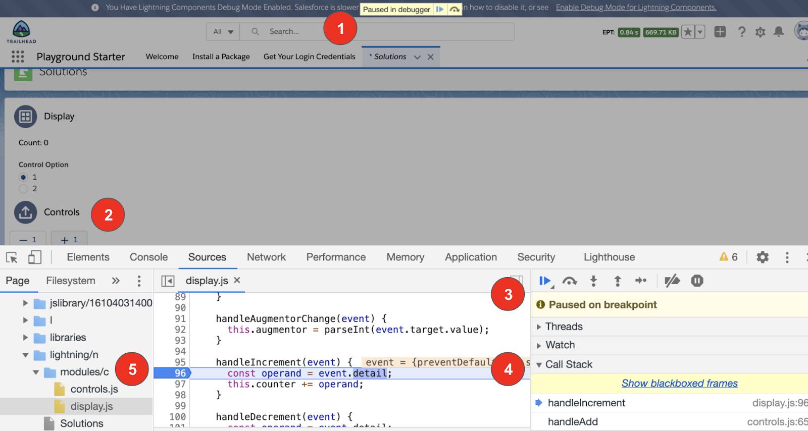 Use Breakpoints Unit Salesforce Trailhead 