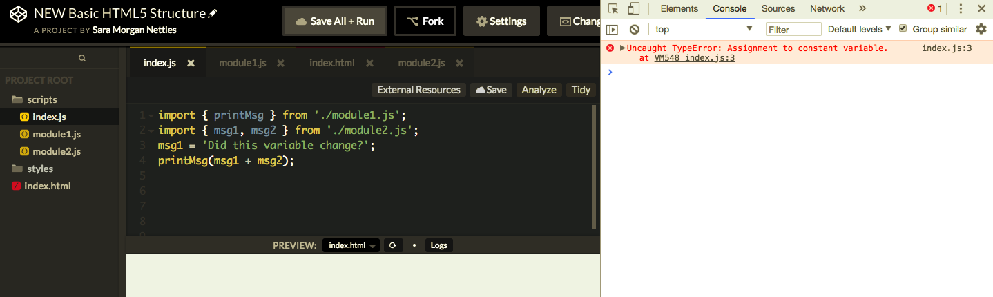 Organize Code with Modules Unit | Salesforce Trailhead