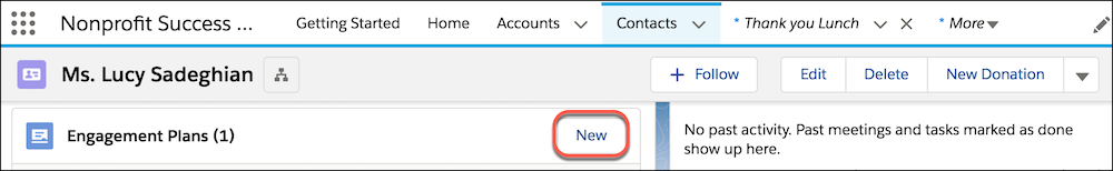 Manage Engagement Plans Unit | Salesforce Trailhead