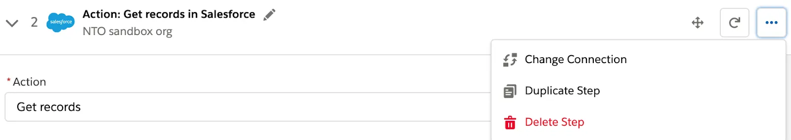 Manage Connections, Rename and Delete Steps