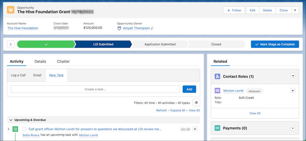 Experience NPSP in Action | Salesforce Trailhead