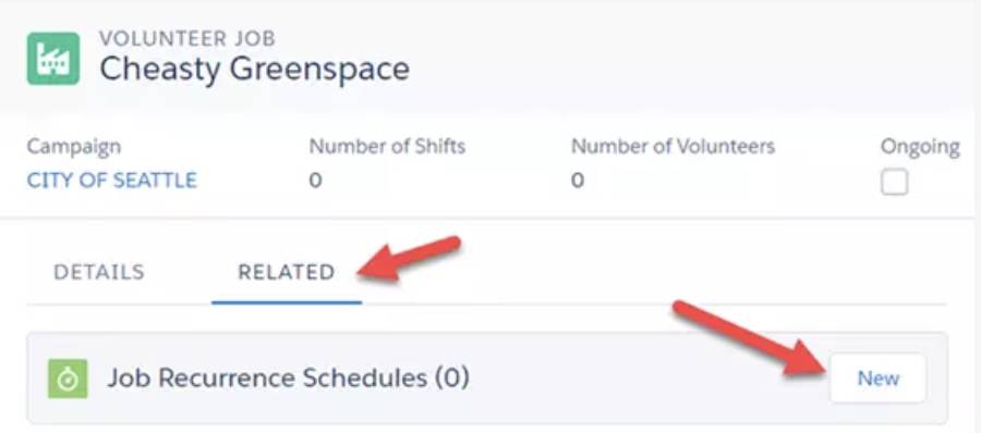 Create Shifts for Recurring Events Unit | Salesforce Trailhead