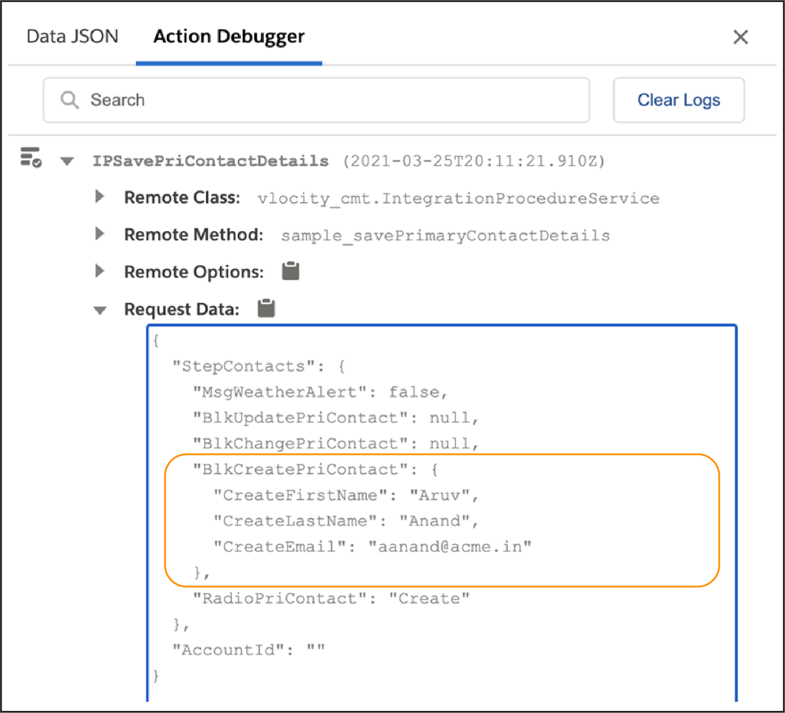 Prepare Omniscript Json With Different Conditional Inputs Unit