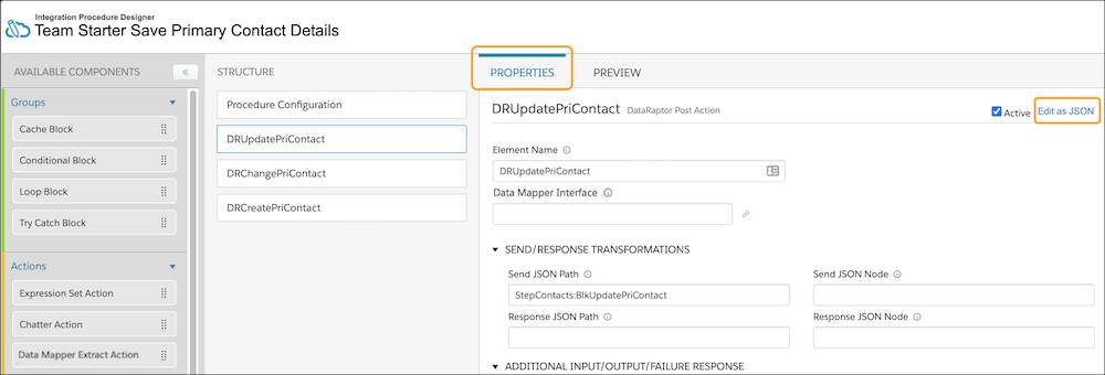 Integration Procedure Designer Features Integration Procedure Designer Features