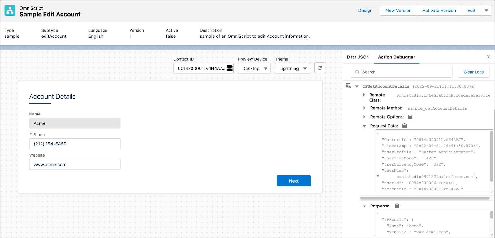 Dig into the OmniScript Designer | Salesforce Trailhead