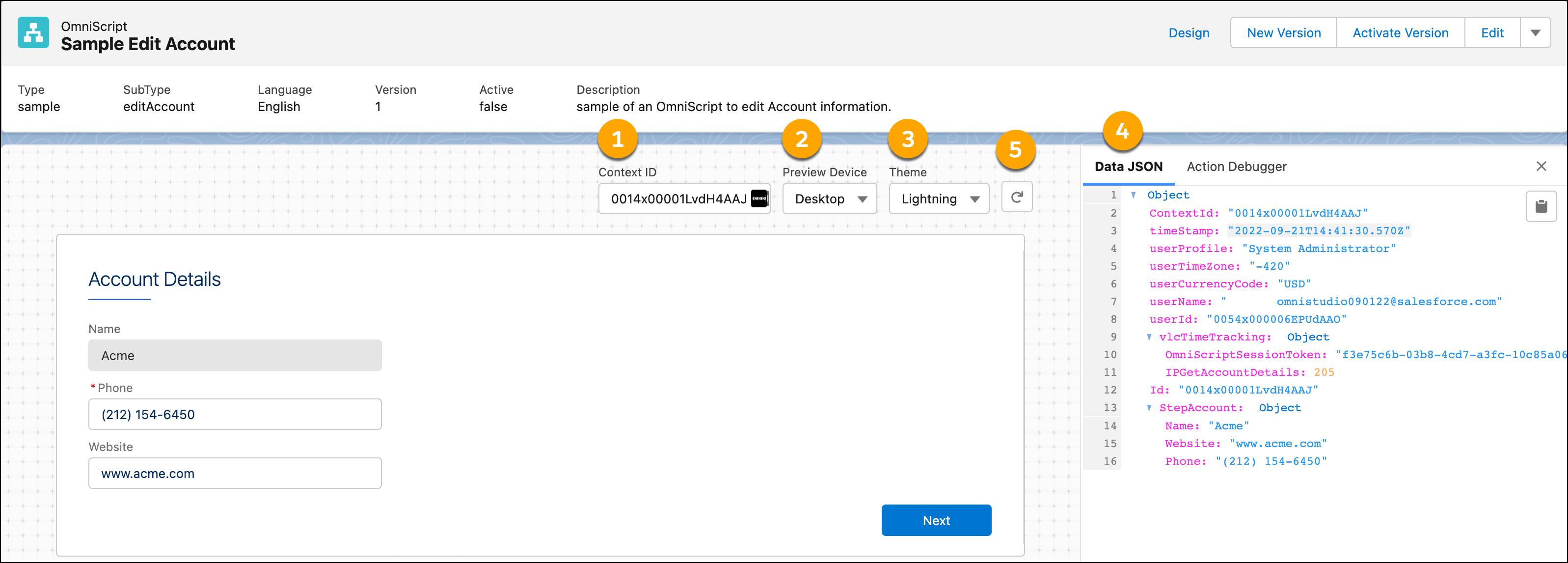 Dig into the OmniScript Designer Unit | Salesforce Trailhead