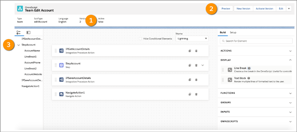 Dig into the OmniScript Designer Unit | Salesforce Trailhead