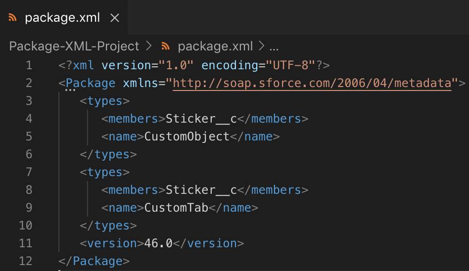 Unidad Build A Package Xml Manifest Salesforce Trailhead