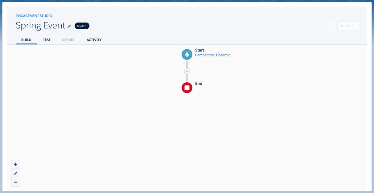 Create an Engagement Studio Program in Pardot Lightning App Unit