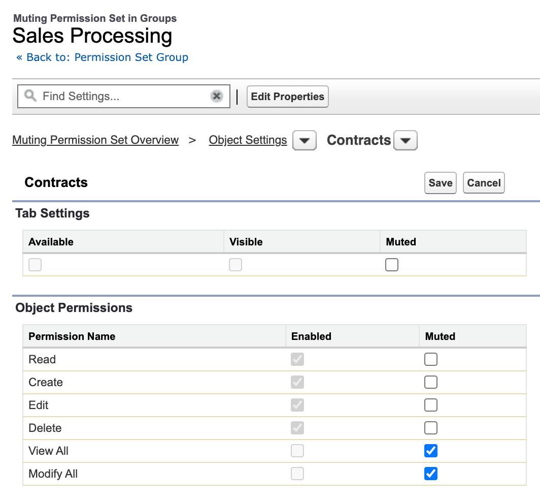 Mute Permissions in Salesforce Permission Set Groups | Salesforce