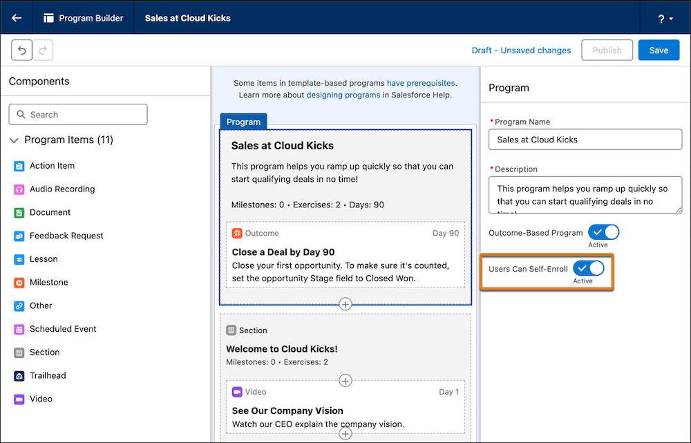 Launch and Track Enablement Programs | Salesforce Trailhead