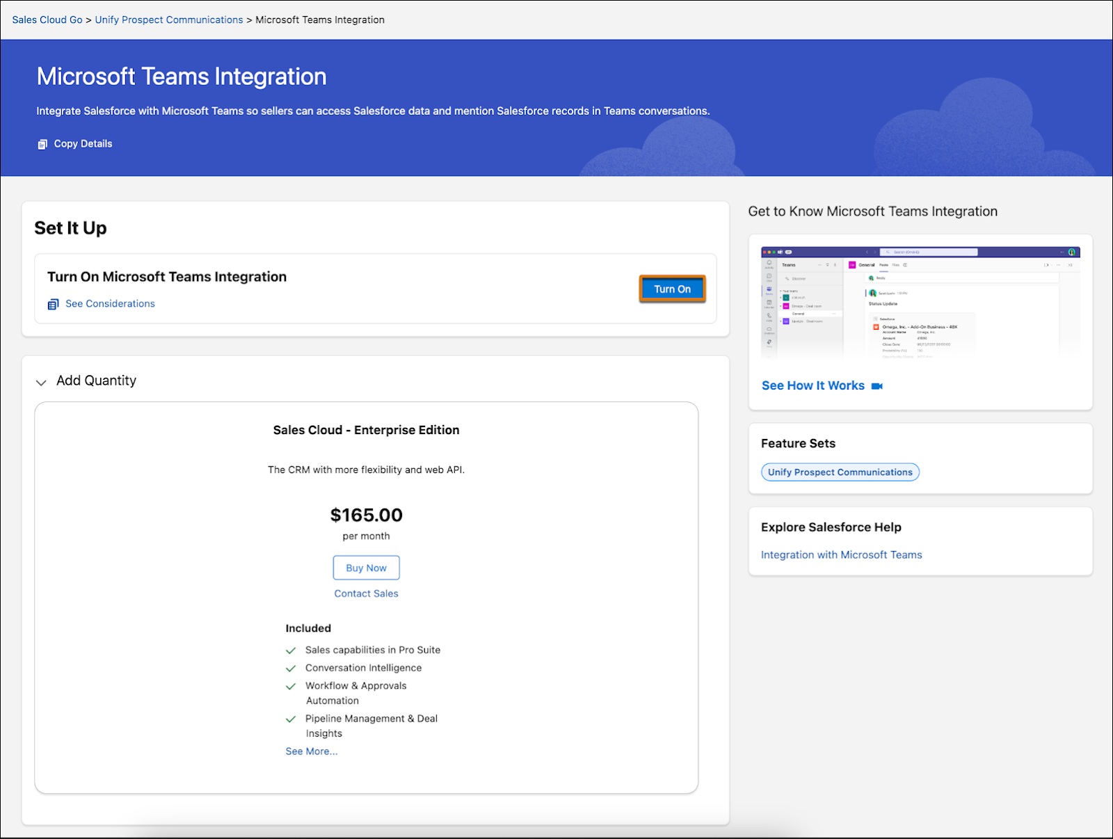 Discover, Set Up, and Configure a Feature | Salesforce Trailhead