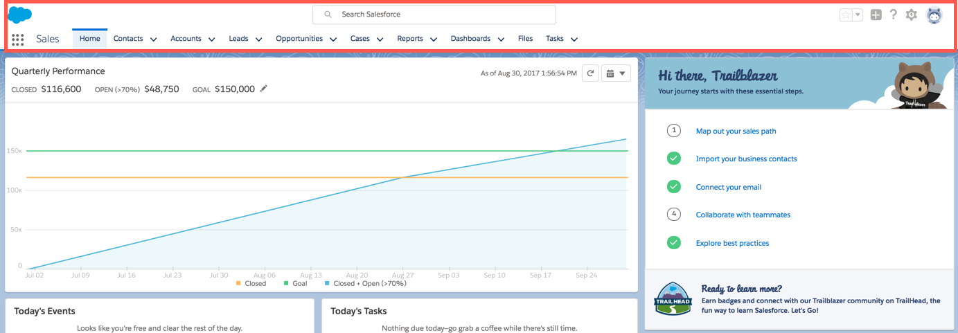 Find Your Way Around Essentials Unit Salesforce Trailhead