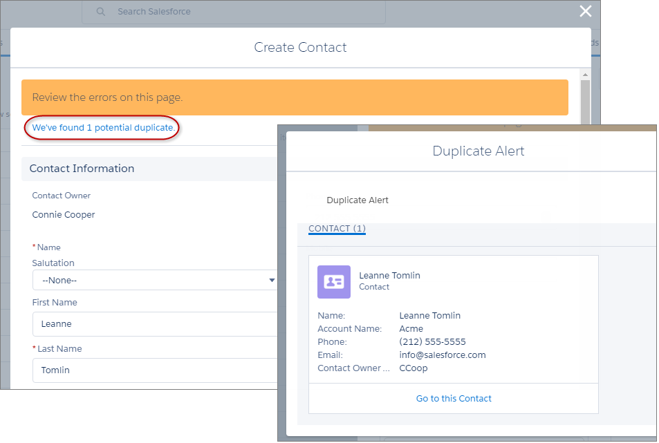 Melhorar A Qualidade Dos Dados No Salesforce Salesforce Trailhead