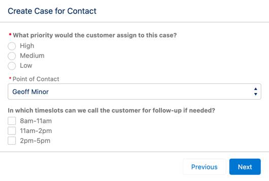 Give Users A Choice Salesforce Trailhead