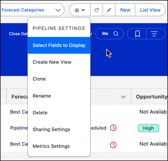 Customize Your Pipeline Inspection Experience | Salesforce Trailhead