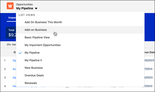 Customize Your Pipeline Inspection Experience | Salesforce Trailhead
