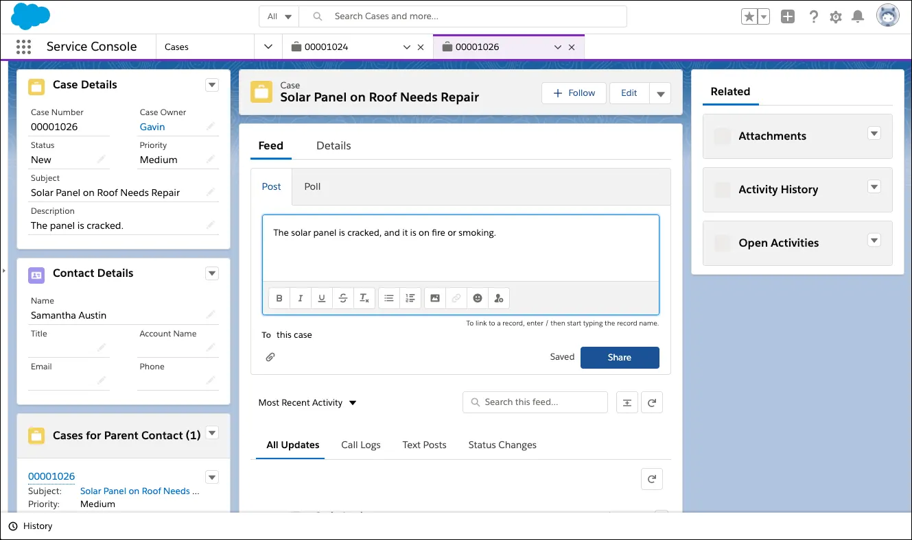 Manage Customer Cases Efficiently Manage Customer Cases Efficiently