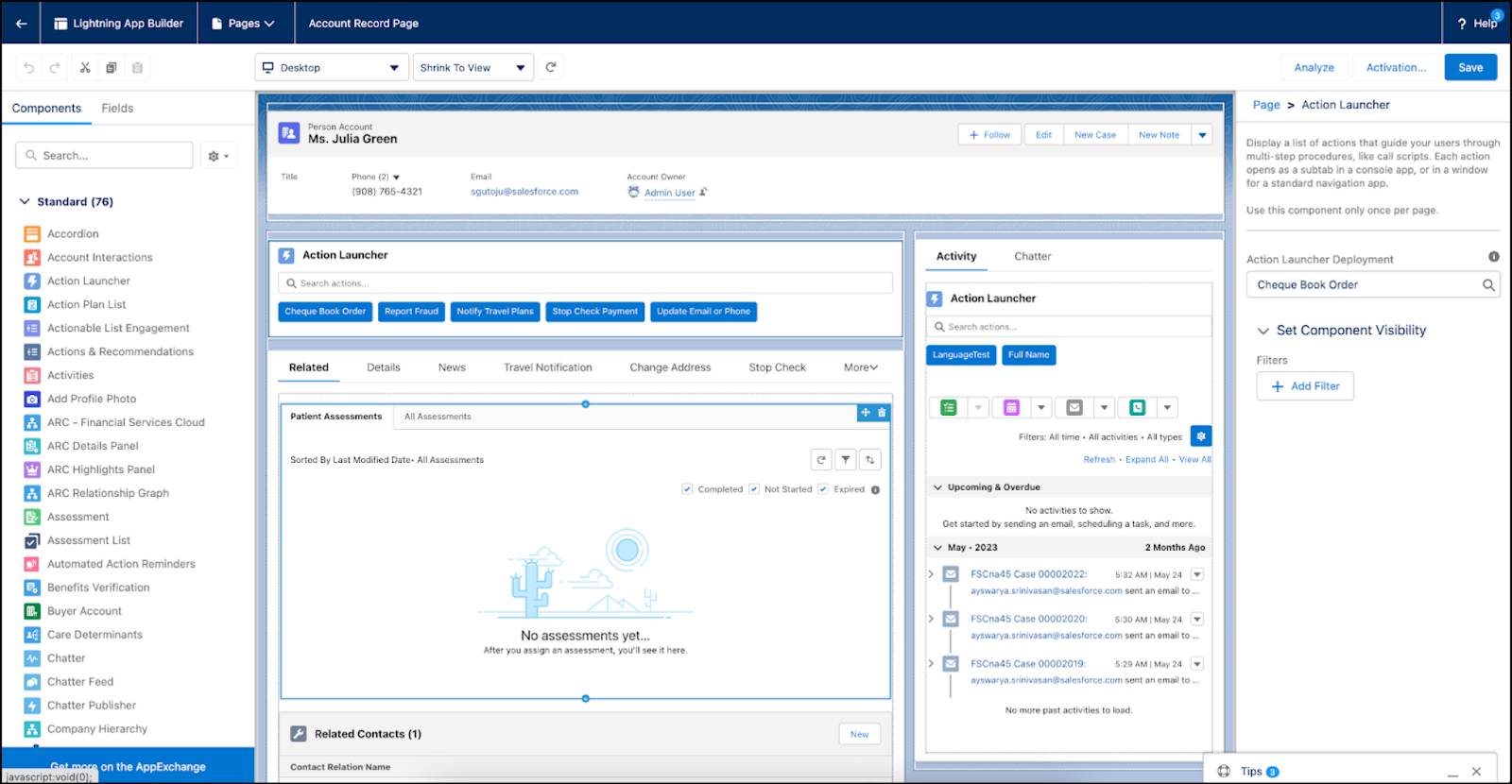 Unité Create and Activate a Service Process Definition | Salesforce