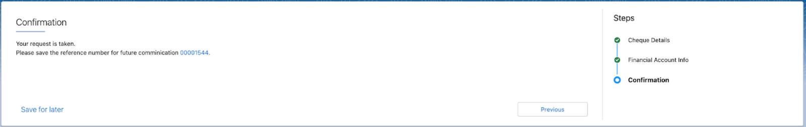 Launch the Service Process and Complete the Request | Salesforce