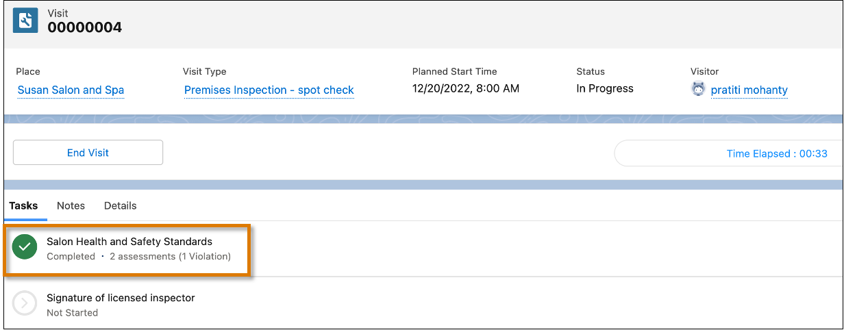 Test your Inspection Process | Salesforce Trailhead