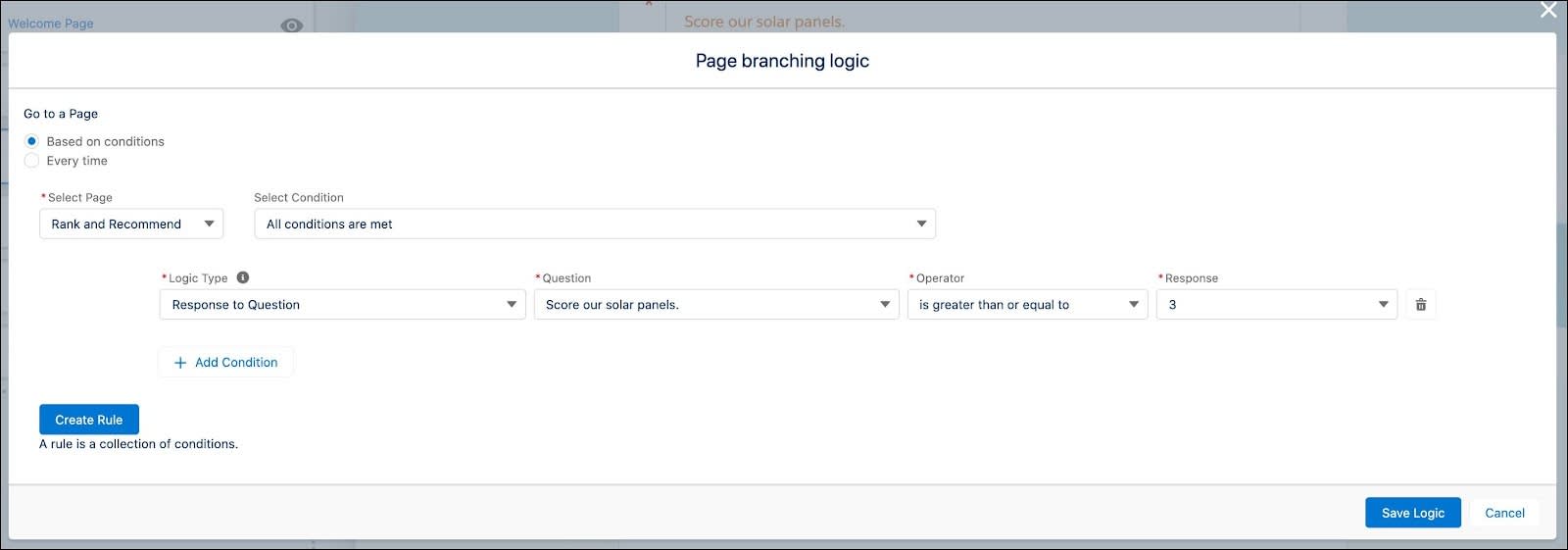 Add Logic to Your Survey | Salesforce Trailhead