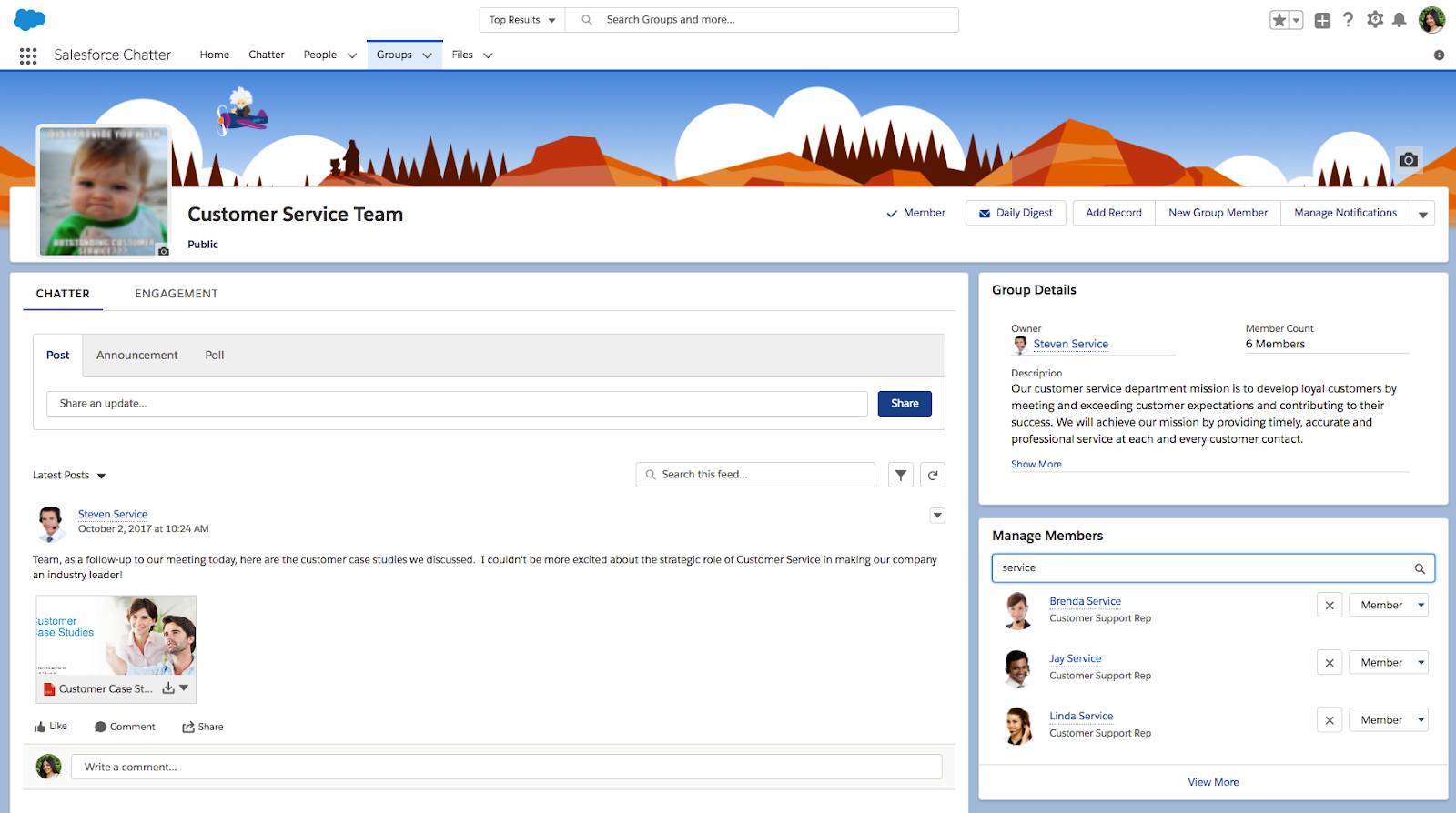 Chatter Collaboration in Contact Centers | Salesforce Trailhead
