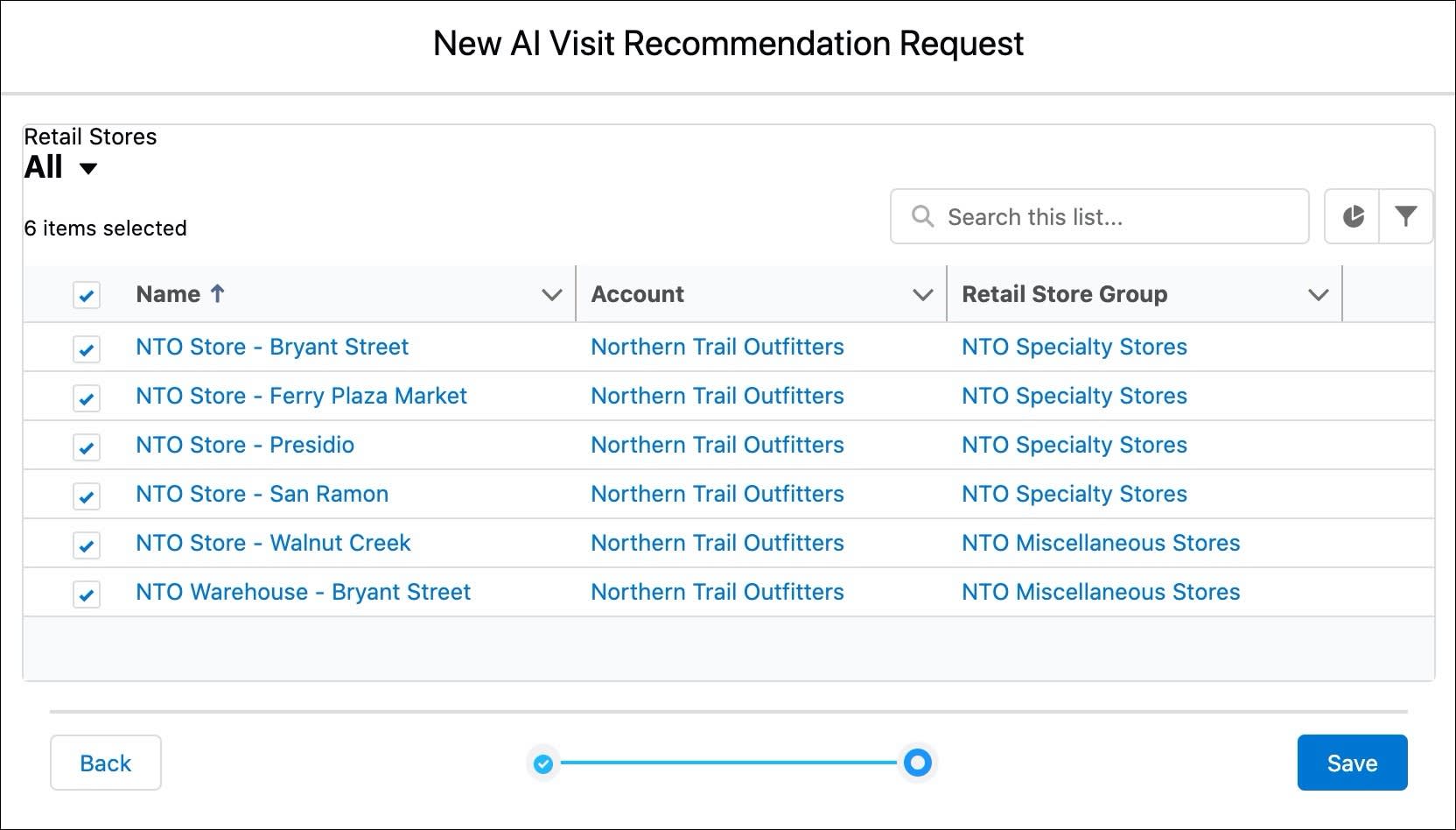 View Recommendations and Schedule Visits | Salesforce Trailhead