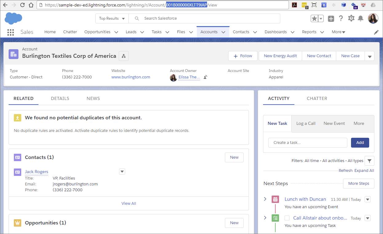 Unità Utilizzare controller standard | Salesforce Trailhead