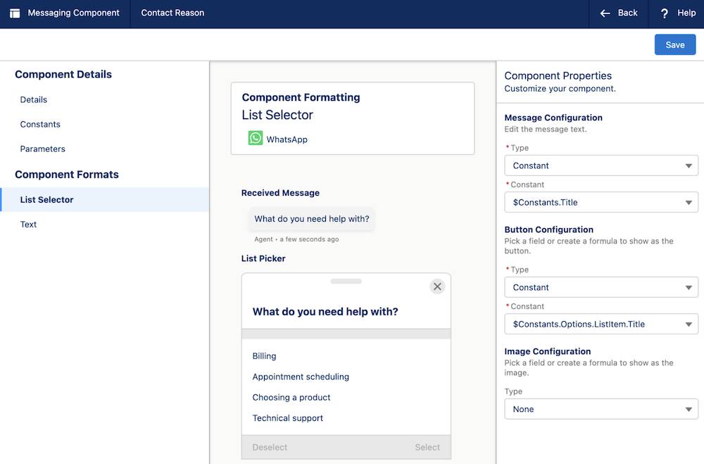 Extend Whatsapp With Messaging Components Unit Salesforce Trailhead