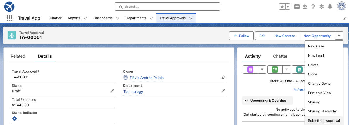 Unidad Test Your Approval Process | Salesforce Trailhead