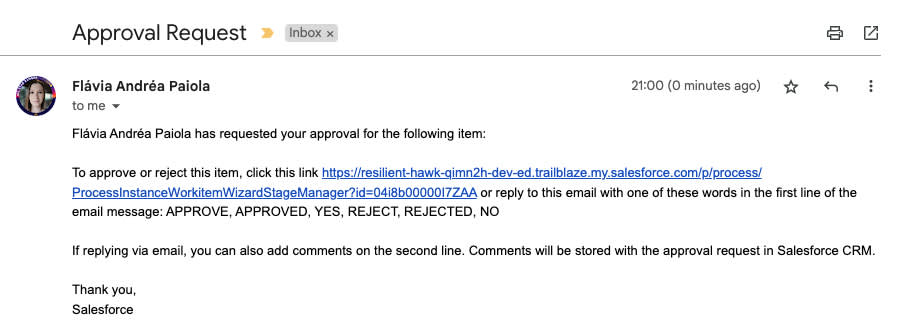 Unidad Test Your Approval Process | Salesforce Trailhead
