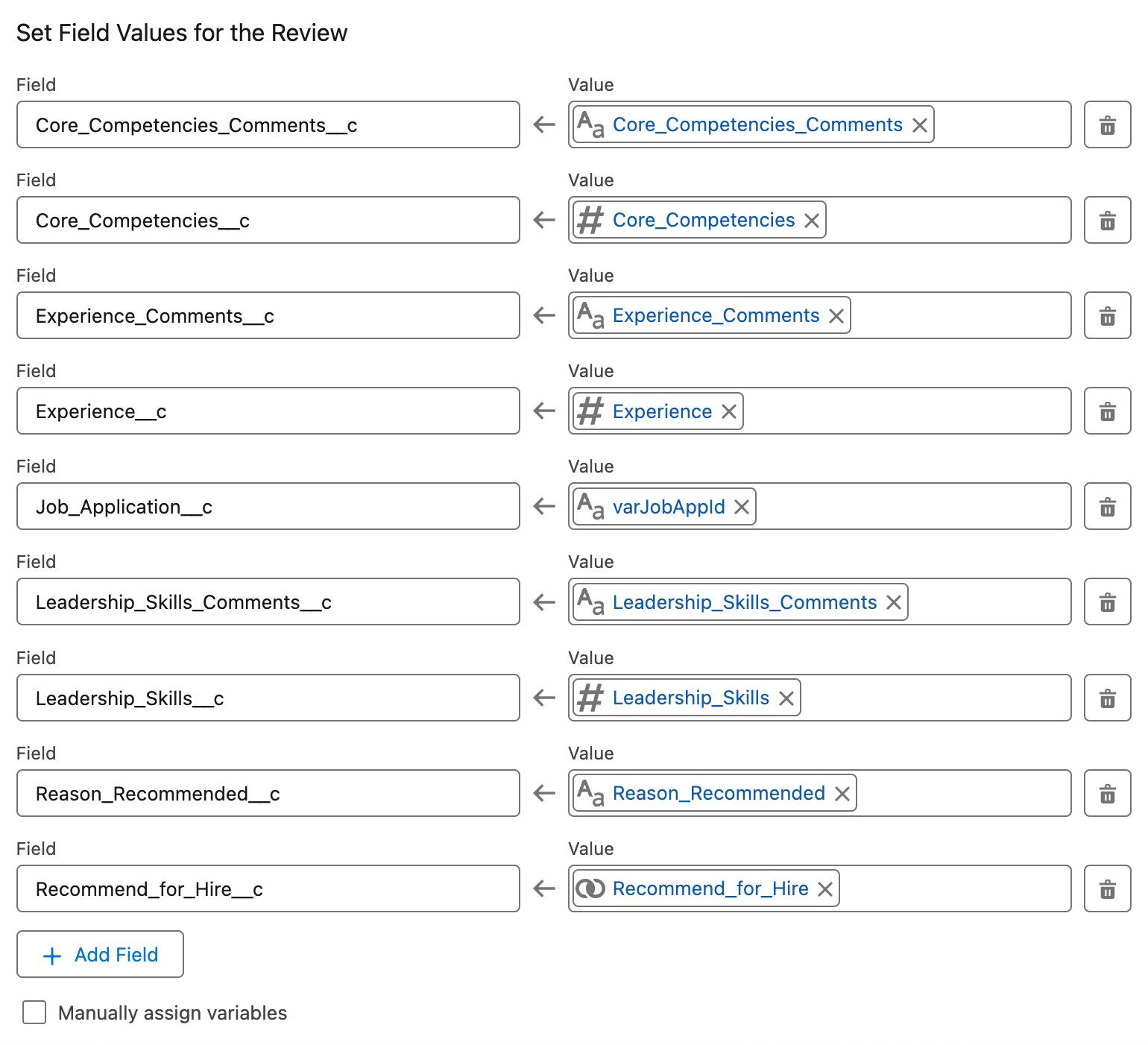 Create a Candidate Rating Flow | Salesforce Trailhead