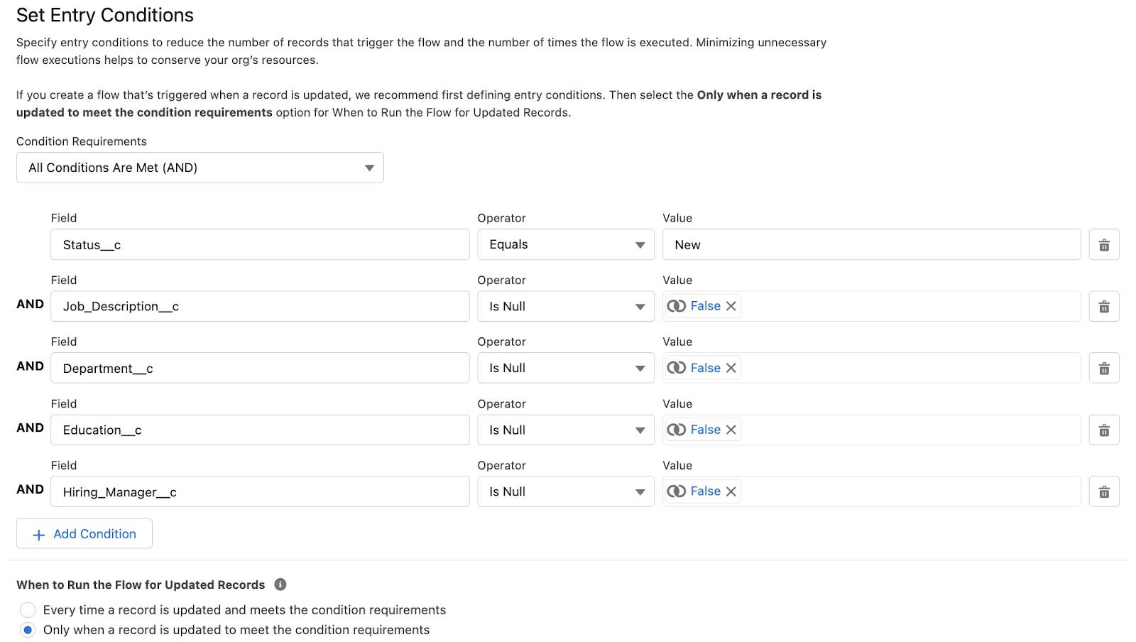 Create Automation For Submitting Positions For Approval Salesforce
