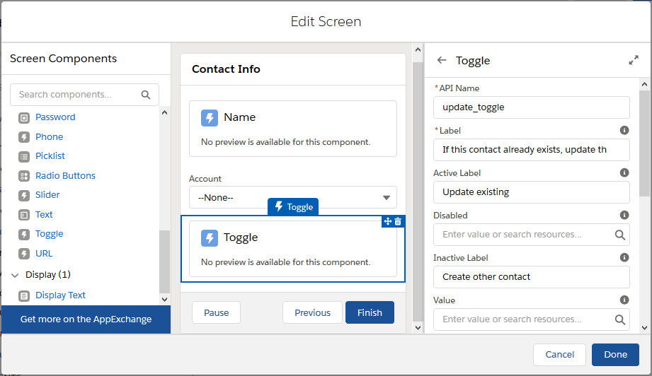 Collect Contact Info from Your User Unit | Salesforce Trailhead