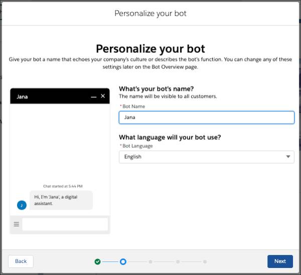 Set Up An Einstein Bot Unit Salesforce Trailhead