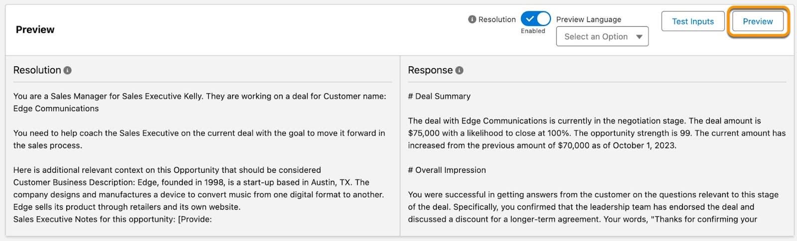 Configure and Activate Your Sales Coaching Agent | Salesforce