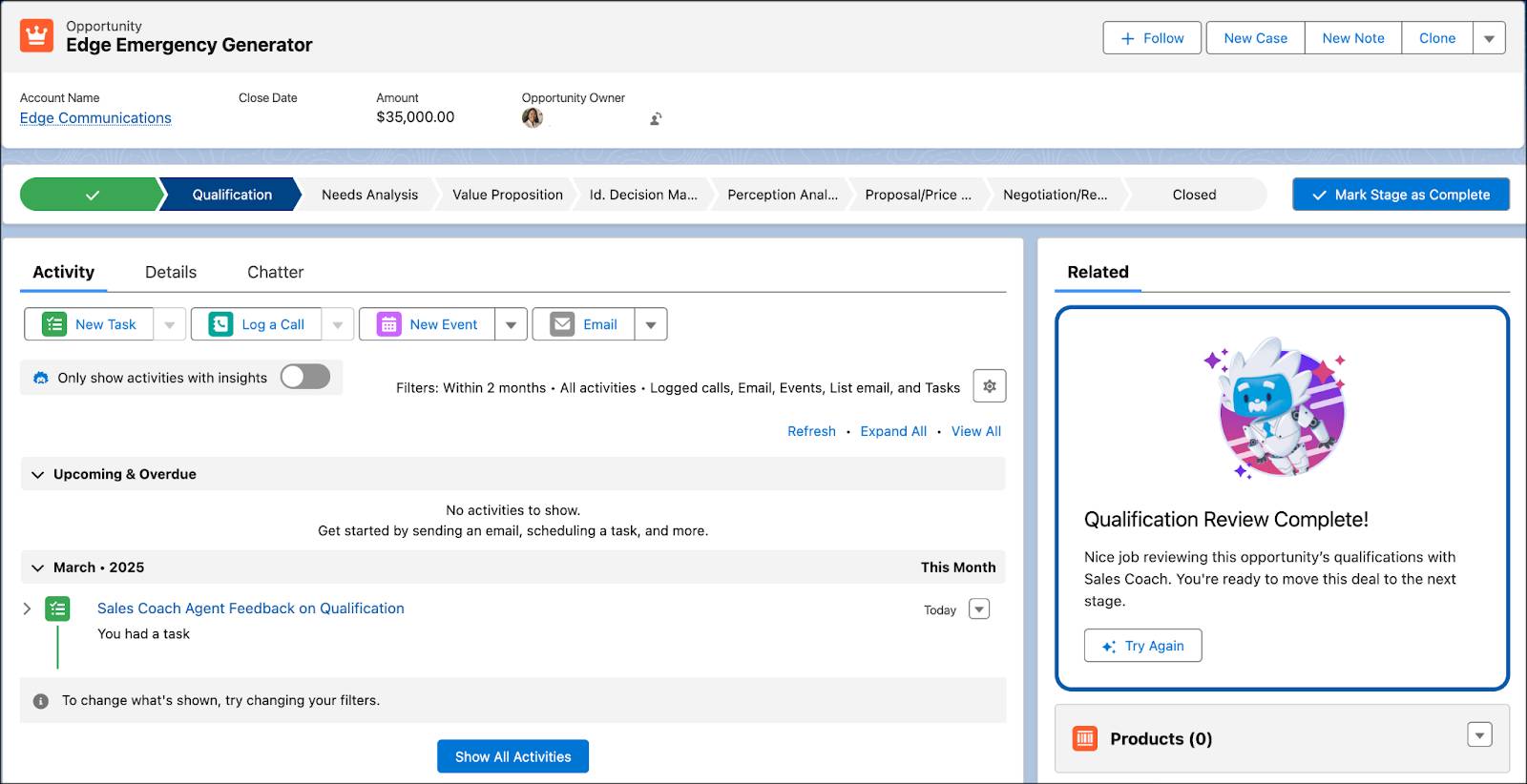 Configure and Activate Your Sales Coaching Agent | Salesforce
