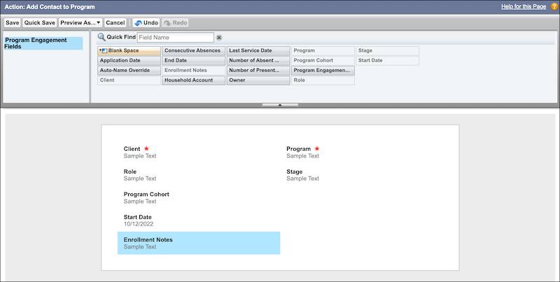 Improve Program Engagement Creation | Salesforce Trailhead