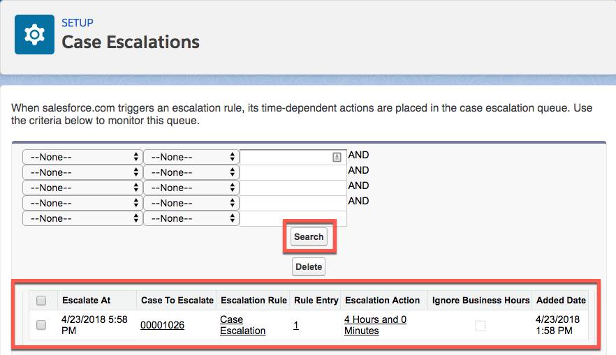 Escalation Rule Creation Guide | Salesforce Trailhead