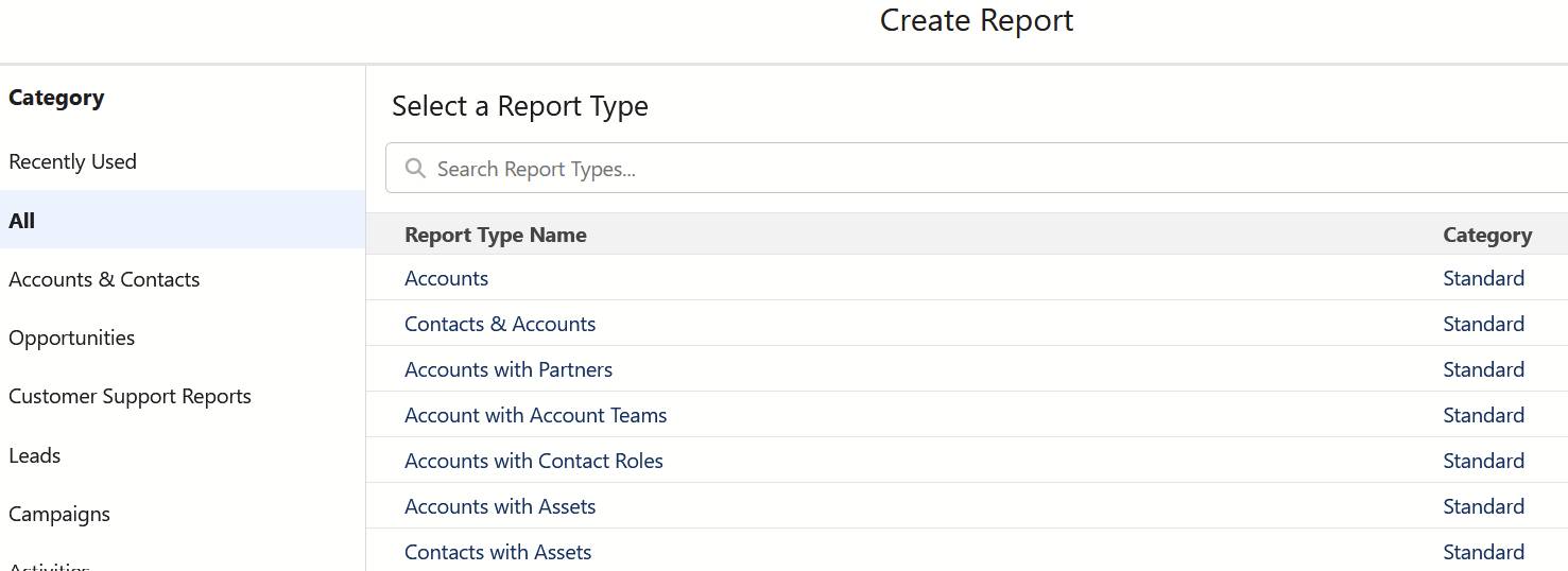 Unidad Crear un informe personalizado sencillo | Salesforce Trailhead