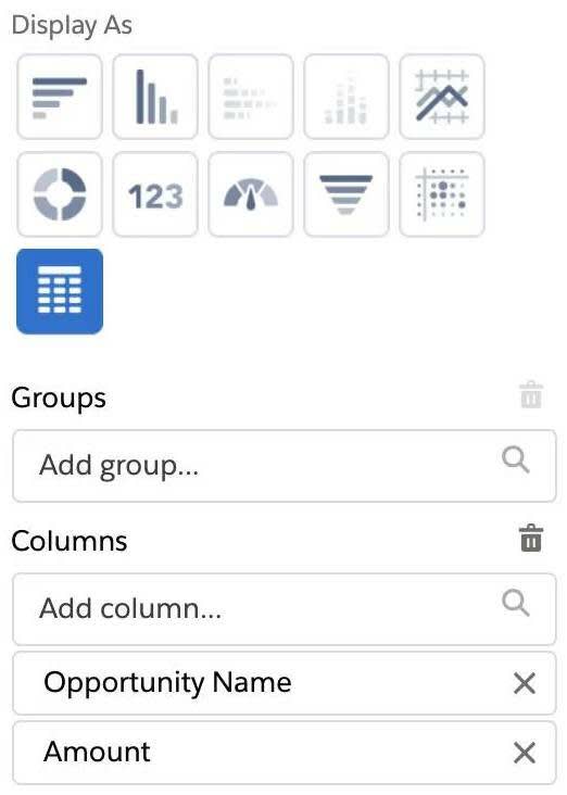 Visualize Your Data | Salesforce Trailhead